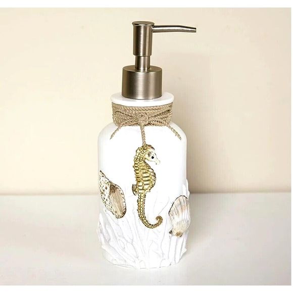 Avanti | Bath | Avanti Destin Seashore Soap Pump Dispenser Ceramic ...